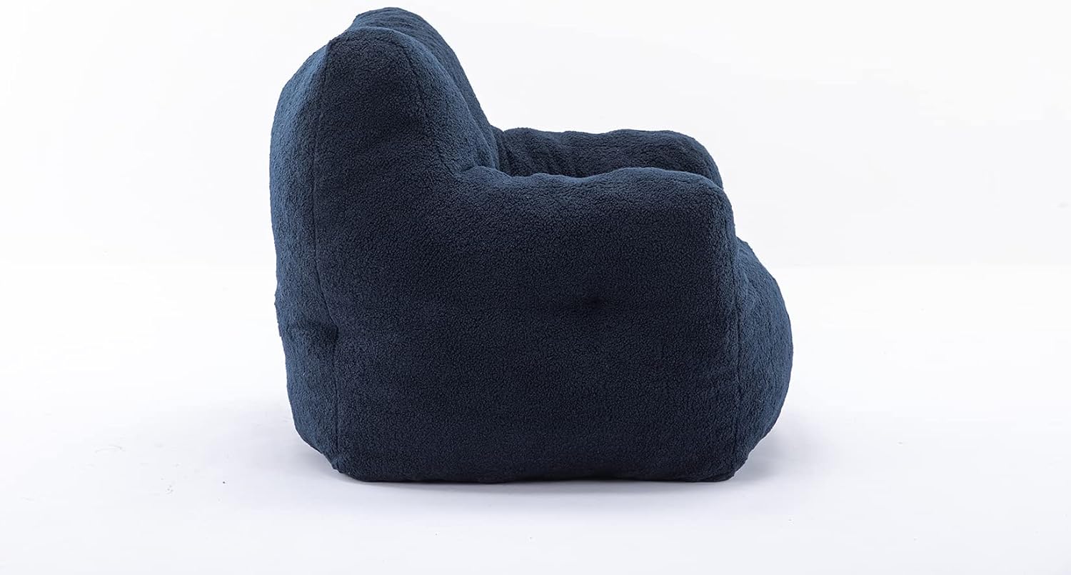 Puf para adultos puf de silla puf de espuma suave con tela de peluche ...