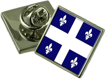 Amazon.com: Québec Flag Lapel Pin Badge Solid Silver 925: Clothing ...