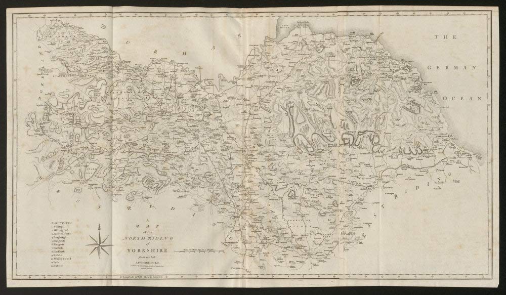 A Map Of The North Riding Of Yorkshire By John | Desertcart INDIA