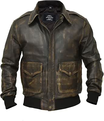 A2 Aviator Brown WWII Flying Tiger Jacket - Pilot Jackets for Men ...
