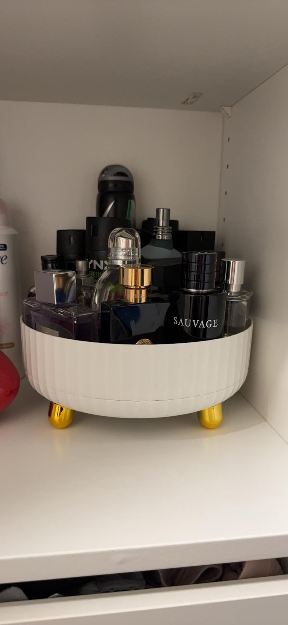 funest Makeup Perfume Organizer, 360 Degree Rotating Lazy Susan ...