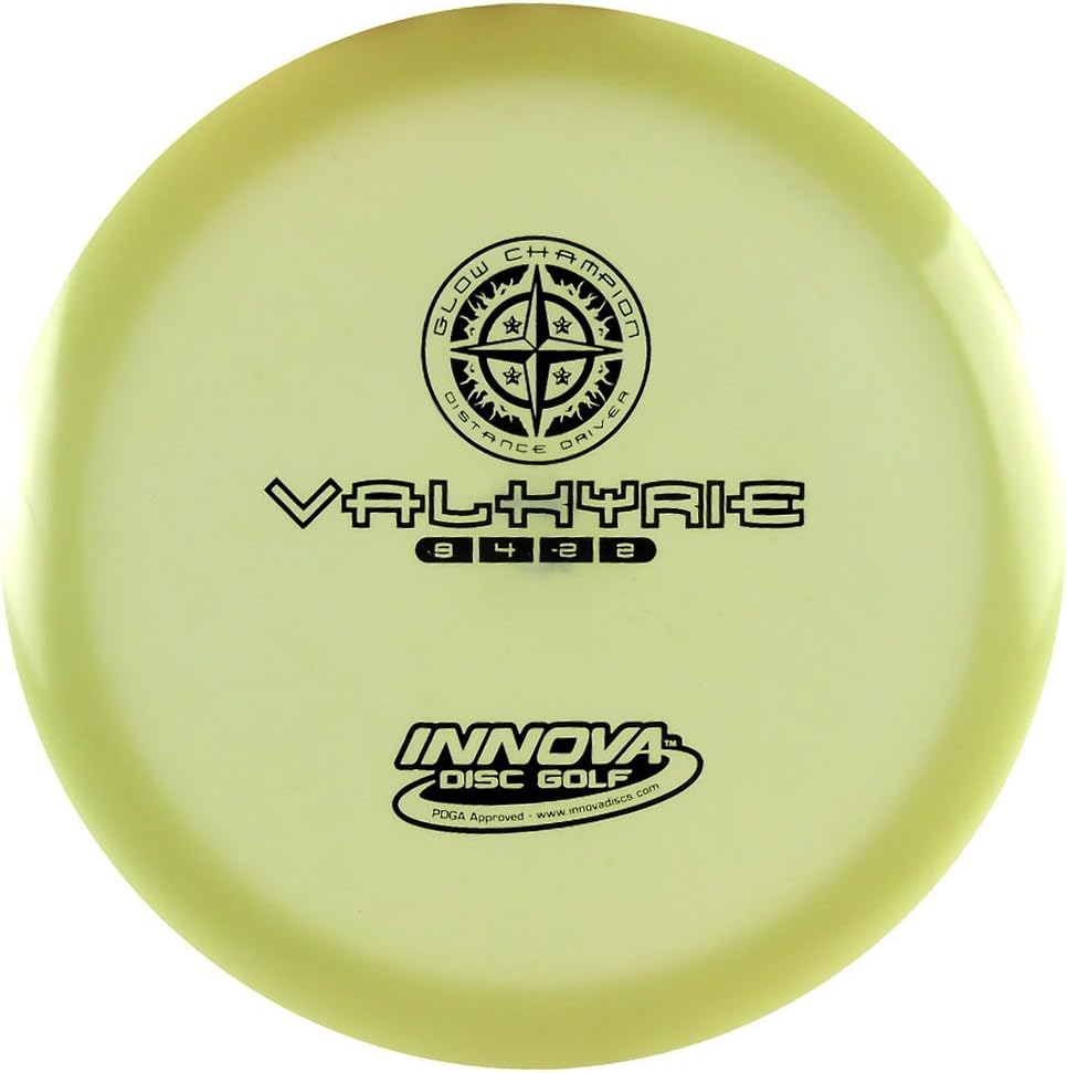 Amazon.com : INNOVA Glow Champion Valkyrie Distance Driver Golf Disc - 173-175g : Sports & Outdoors