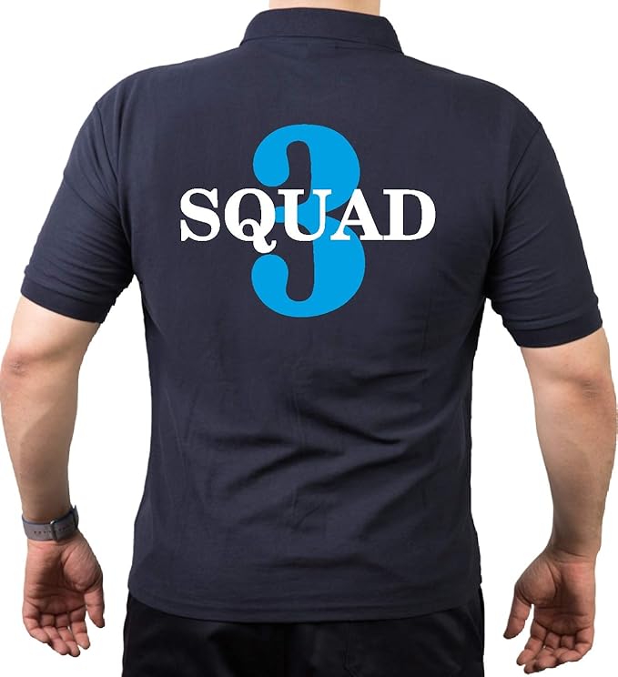 Polo Navy, Chicago Fire Dept. Squad 3 : Amazon.co.uk: Fashion