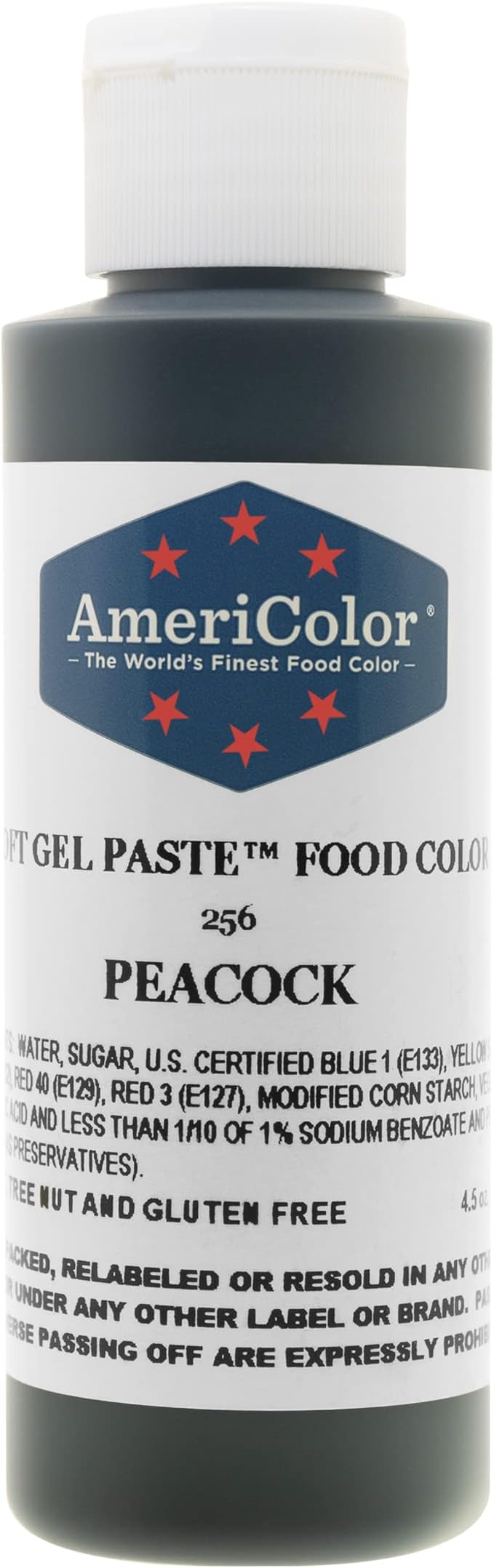 Amazon.com: Americolor Soft Gel Paste Food Color, 4.5-Ounce, Leaf Green ...