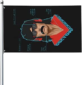 Amazon.com : Dr Theme Disrespect Flag Hippie Standard Flags Indoor ...