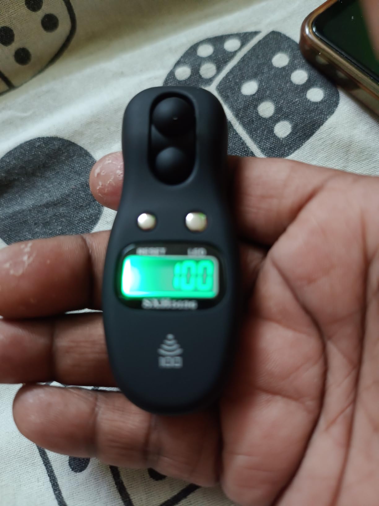 Karomouj KMA663 Manual Hand Finger Digital Counting Machine Mantra Jap ...