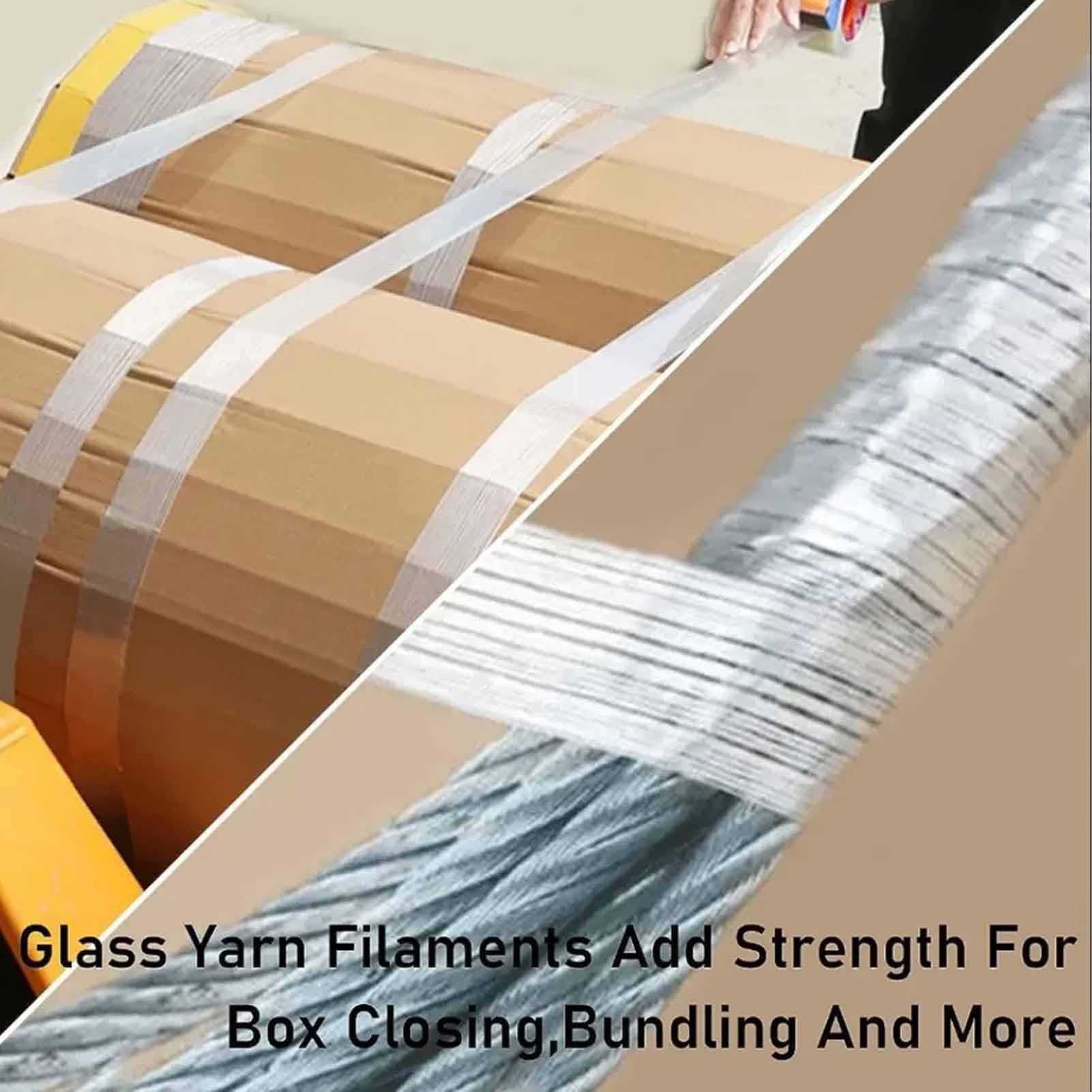 Snapklik.com : Mono Filament Strapping Tape, Heavy Duty Transparent ...