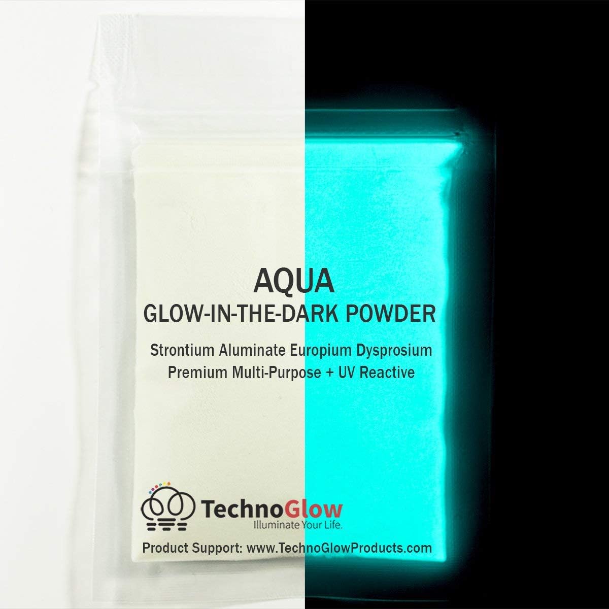 Amazon.com: Glow Powder Variety Pack 11 colors- 6 Fluorescent/5 Neutral ...