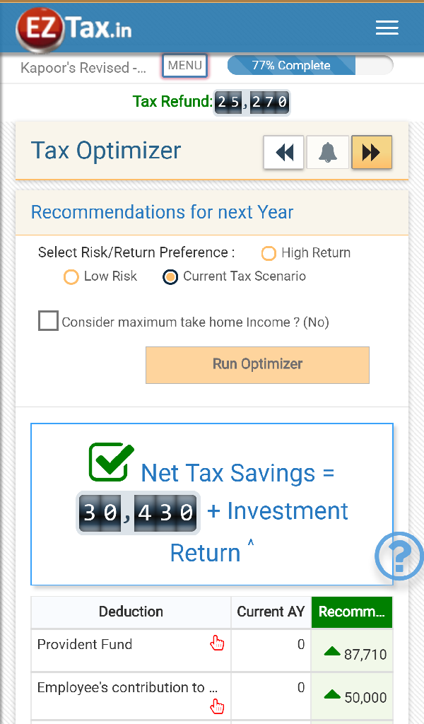 EZTax.in | Income Tax Return (ITR) Filing:Amazon.com:Appstore for Android