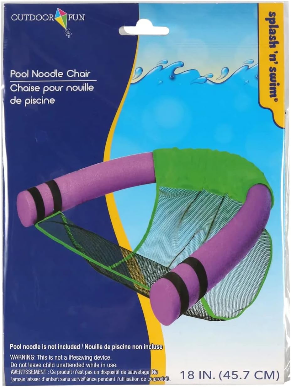 Amazon.com: Splash-N-Swim Pool Noodle Chair - Green : Toys & Games