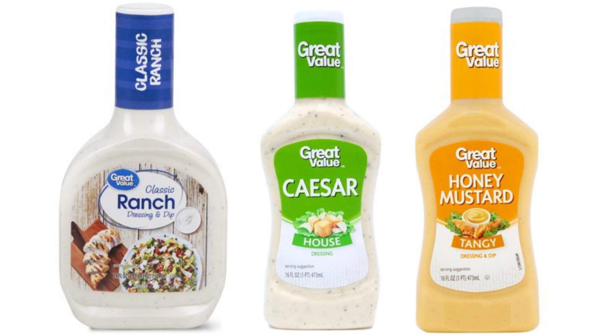Buy (3 Pack) Great Value Classic Ranch Dressing & Dip, 24 Fl Oz, (4 ...