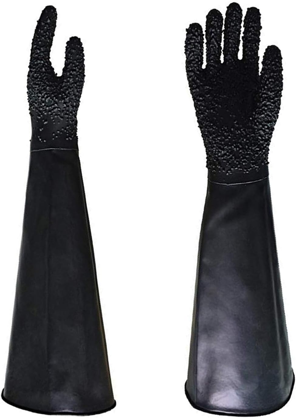 Holdwin Sandblasting Glove Rubber Sandblast Gloves Industrial Safe ...