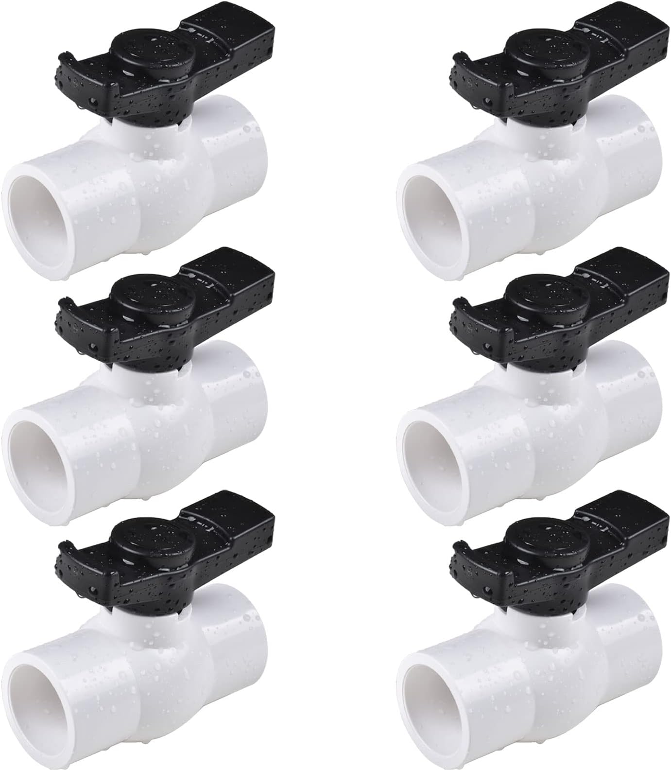 Amazon.com: PVC COMPACT BALL VALVE 1/2" - Threaded - Sanipro - (Pack of ...
