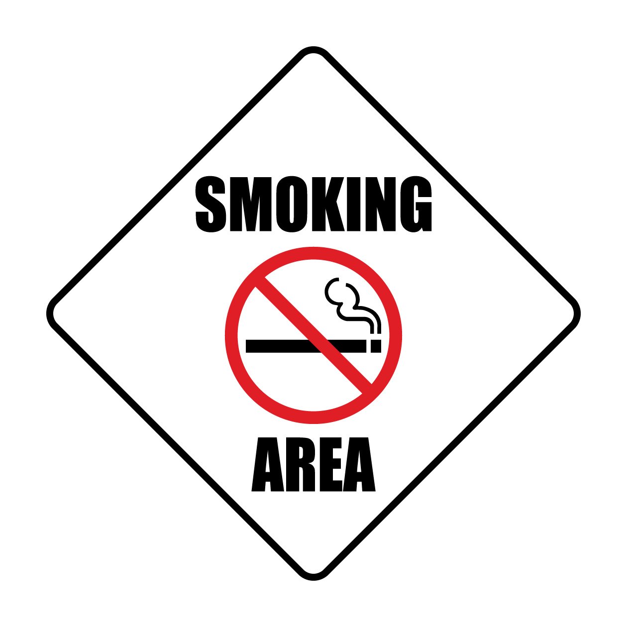 Funny No Smoking Logo