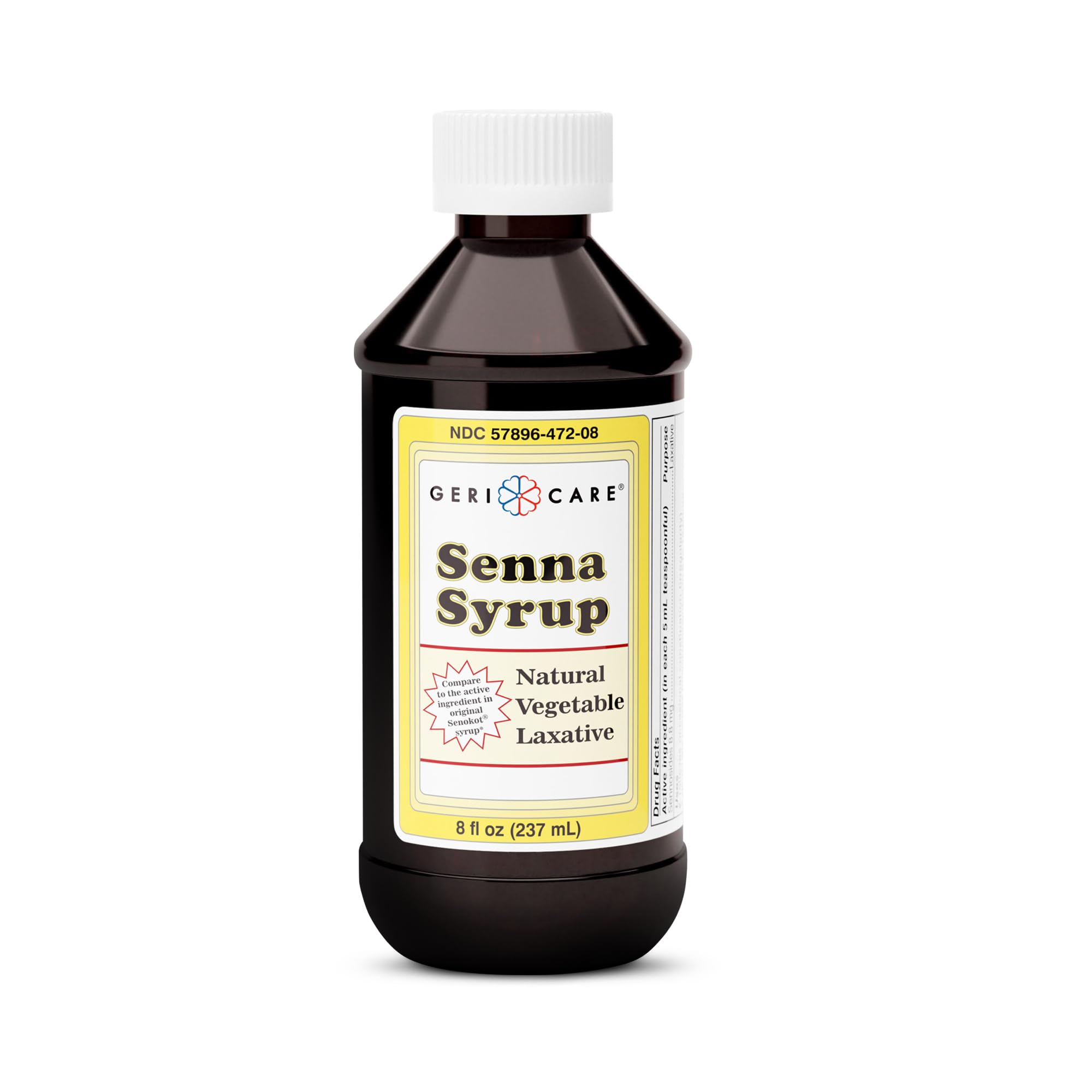 Amazon.com: Senna Laxative Syrup & Stool Softener By GeriCare| Natural ...