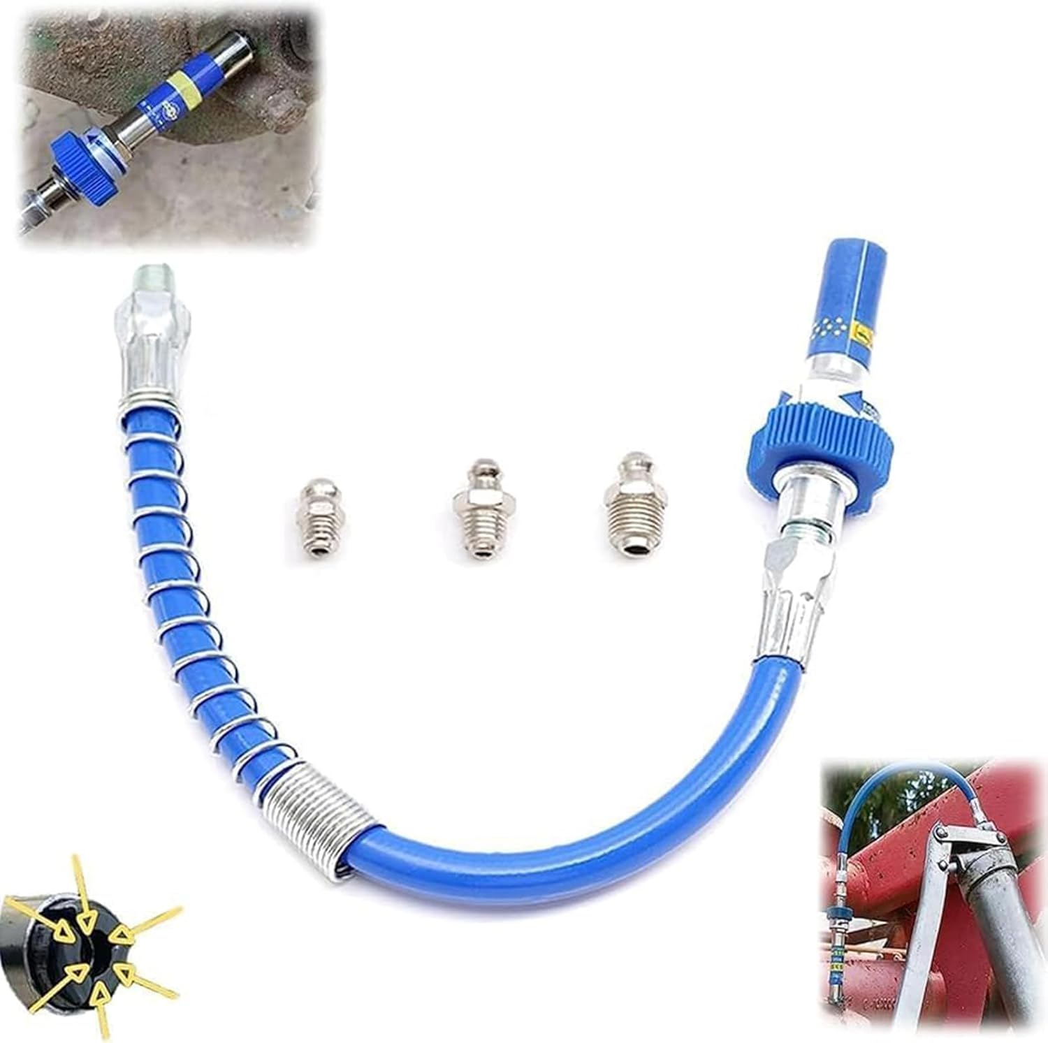 Amazon.com: Lube Pro Plus High Pressure Grease Coupler - High Pressure Grease Coupler - Quick ...