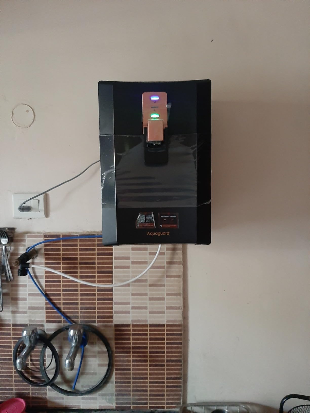 Aquaguard Superio Stainless Steel Tank, Active Copper Tech RO Water ...