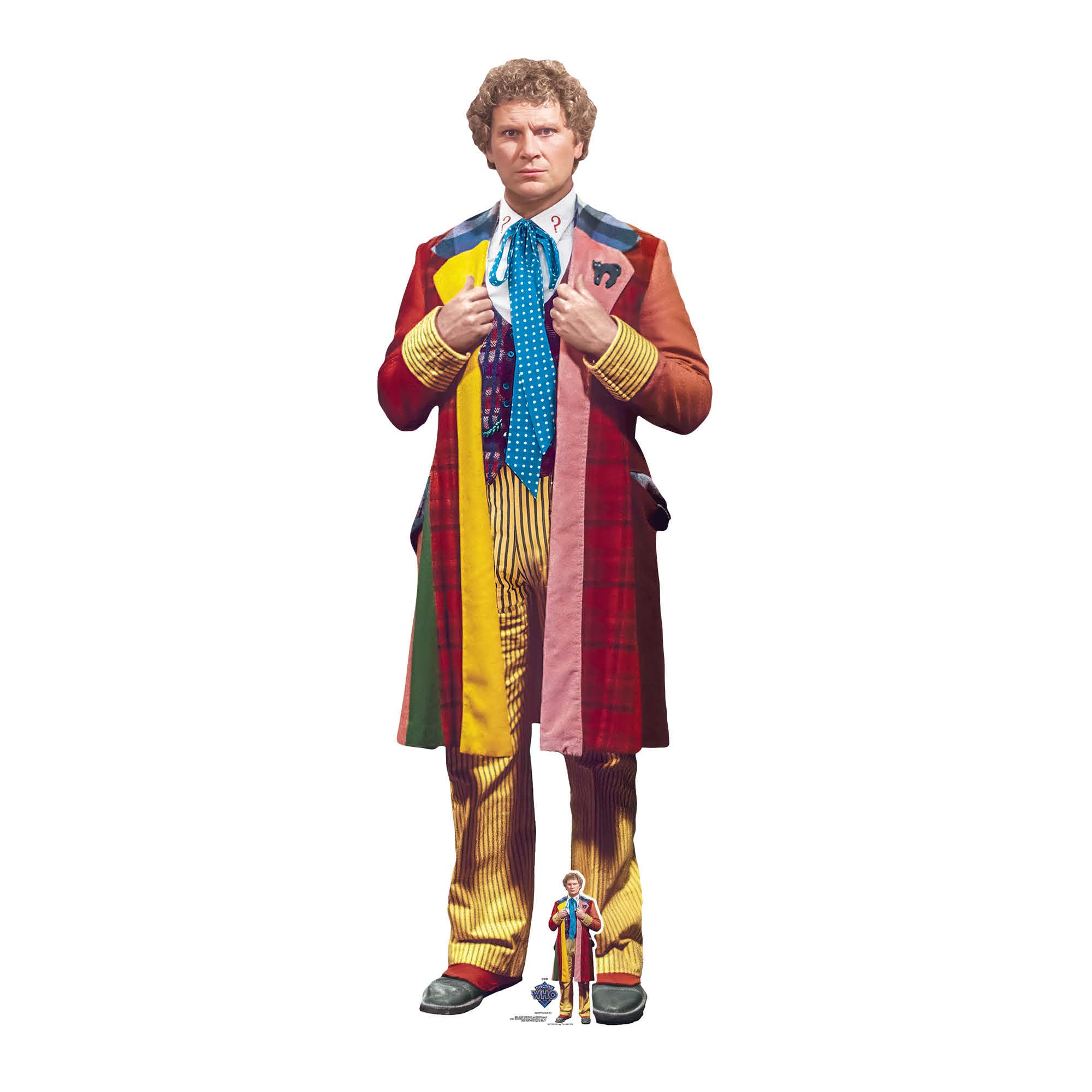 Star Cutouts SC4647 Sixth Doctor Who Adventures - Colin Baker Lifesize ...