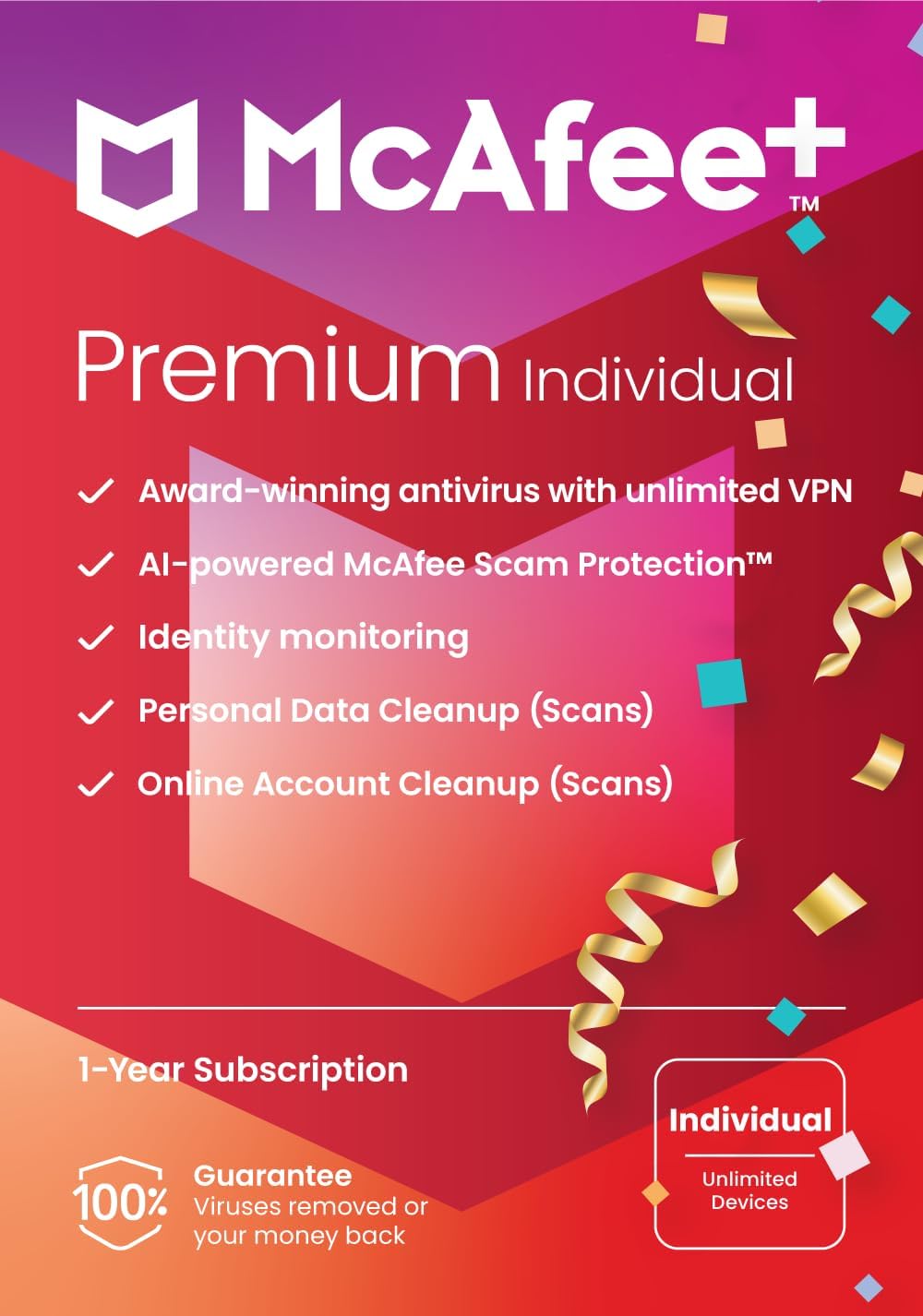 Amazon.com: McAfee+ Premium 2024 Individual Plan | Unlimited Devices ...
