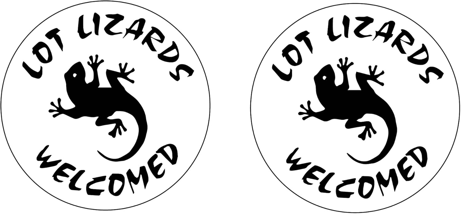 Amazon.com - (Pair of 2) :LOT Lizard Welcome...NOT Welcome Your Choice ...