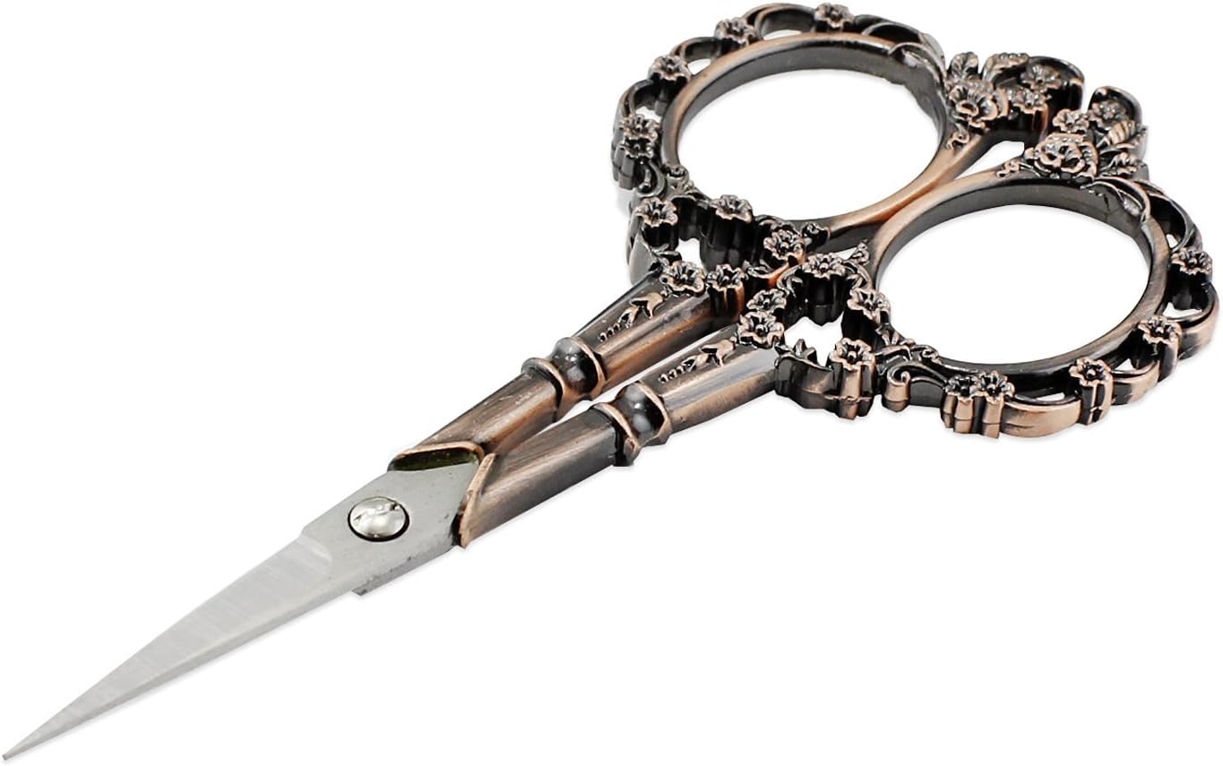 Allbusky Vintage Antique Stainless Steel Cross Stitch Antique Sewing ...