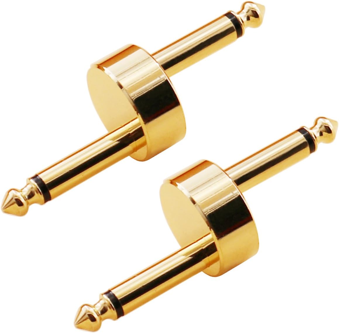 Amazon.com: Antkeet Guitar Effect Pedal Connectors, Gold 1/4 inch Z ...