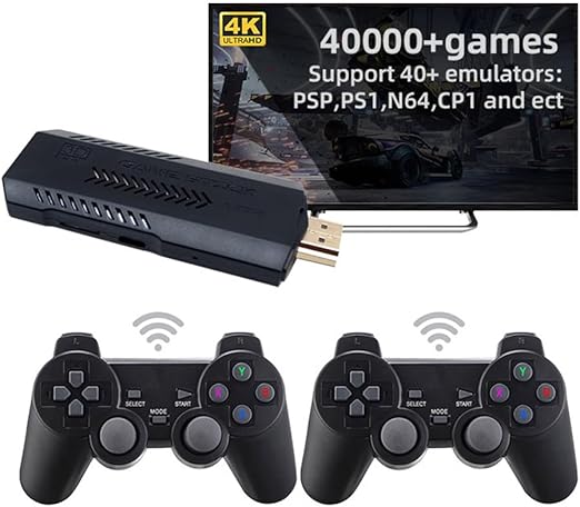 Wireless Retro Game Console, 64GB 35500+ Classic Games Retro Games ...