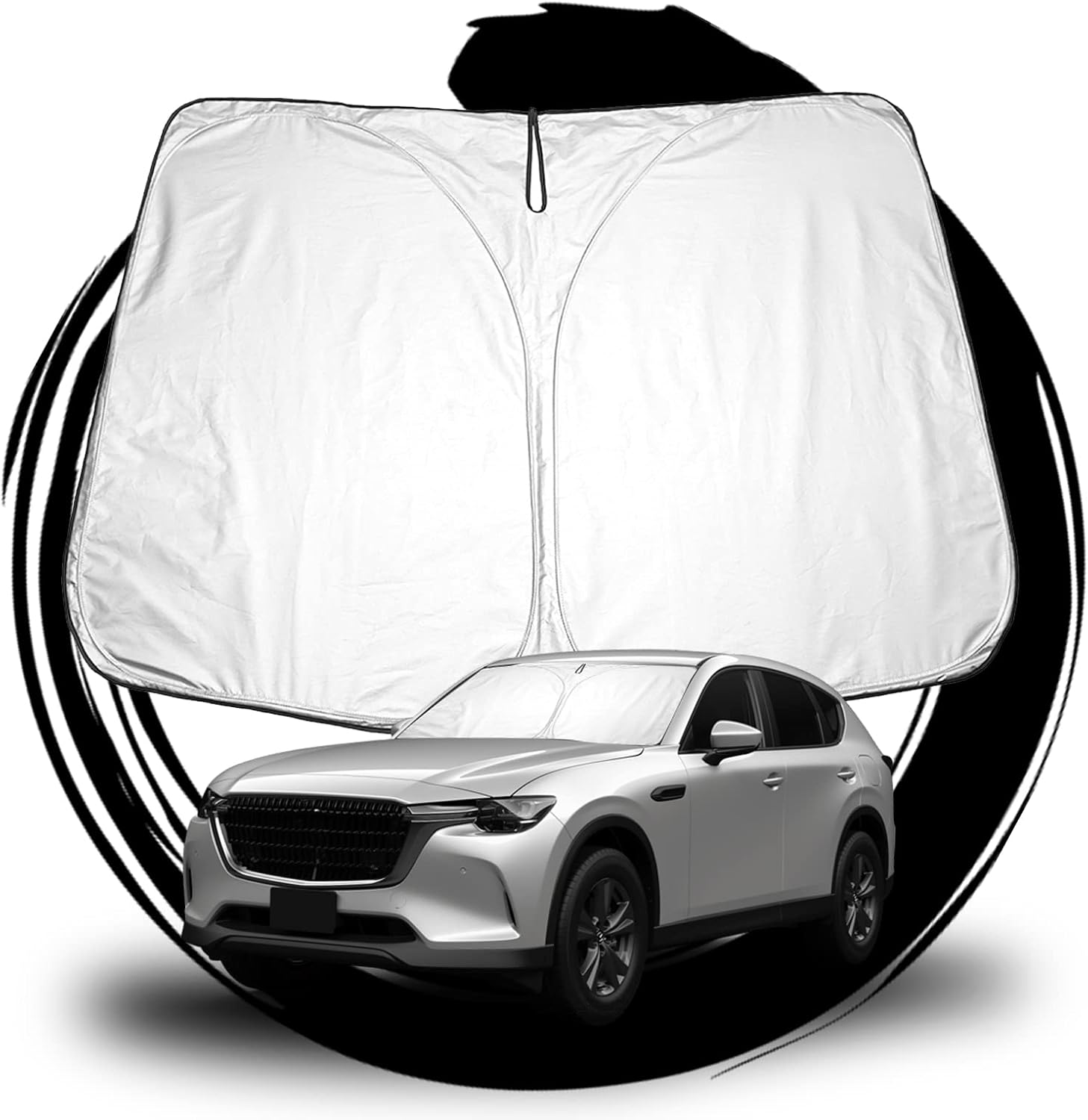 Amazon.co.jp: ruiya 2022新型 マツダ CX60 CX-60 専用 サンシェード フロントガラス用 パラソル 車用サンシェード UVカット 日よけ 車中泊 折り畳み式 ...