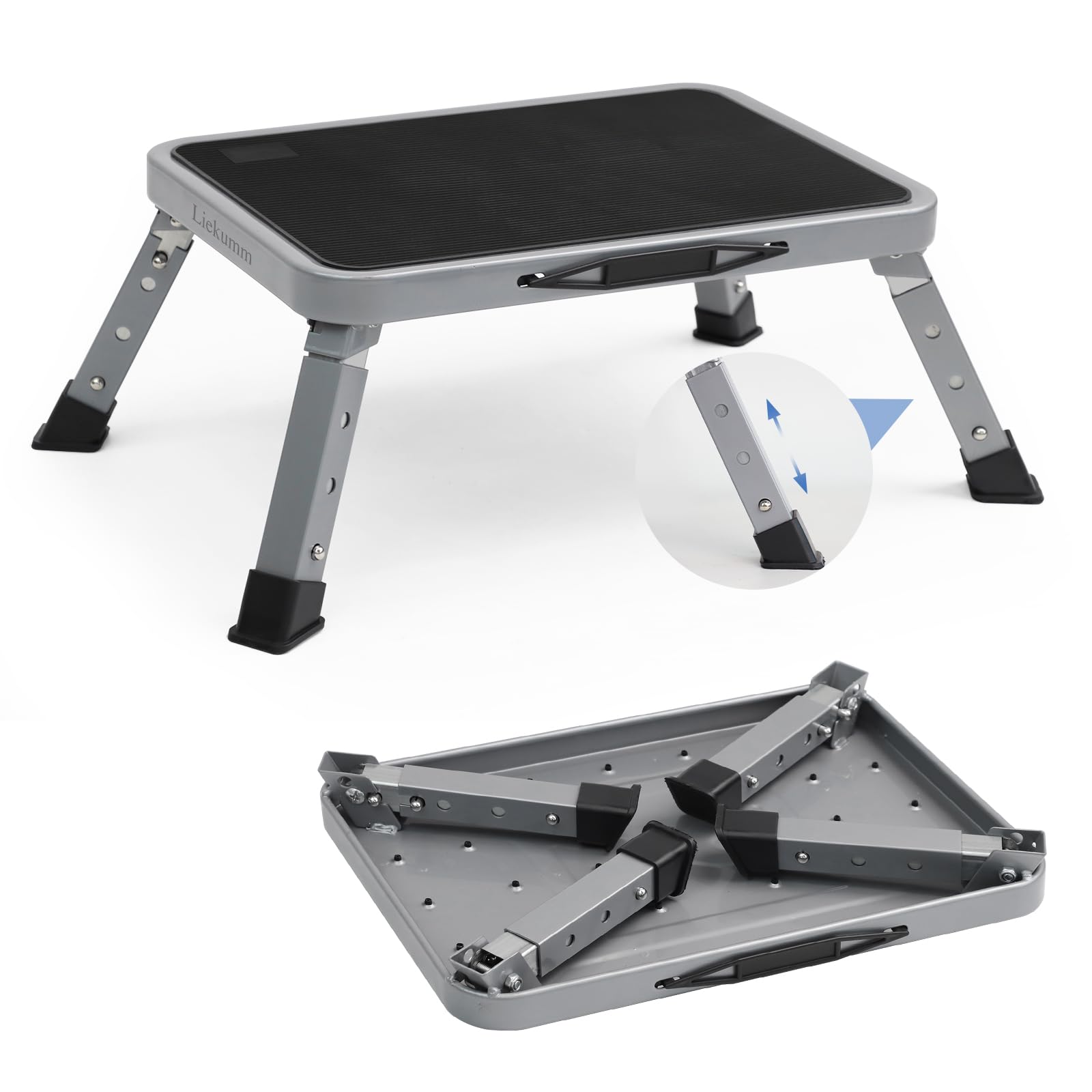 Snapklik.com : Step Stool For Kitchen,330lbs Capacity Folding Step ...