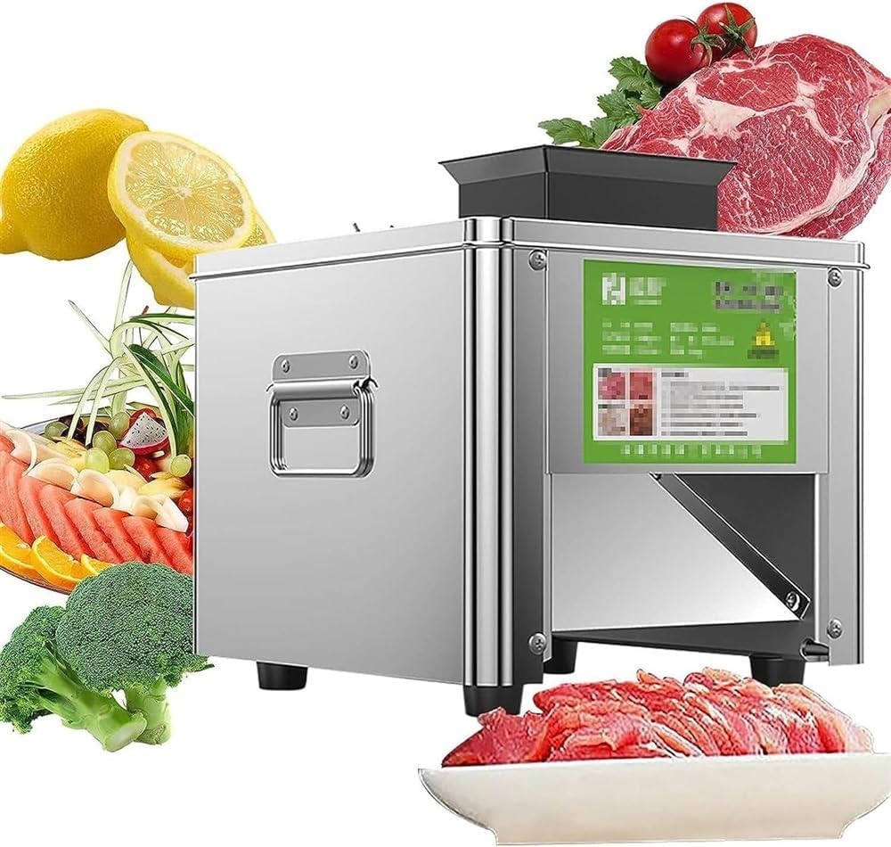 Amazon.com: Meat Cutter Slicer Cutting Machine Cube Shredded Meat, 850W ...