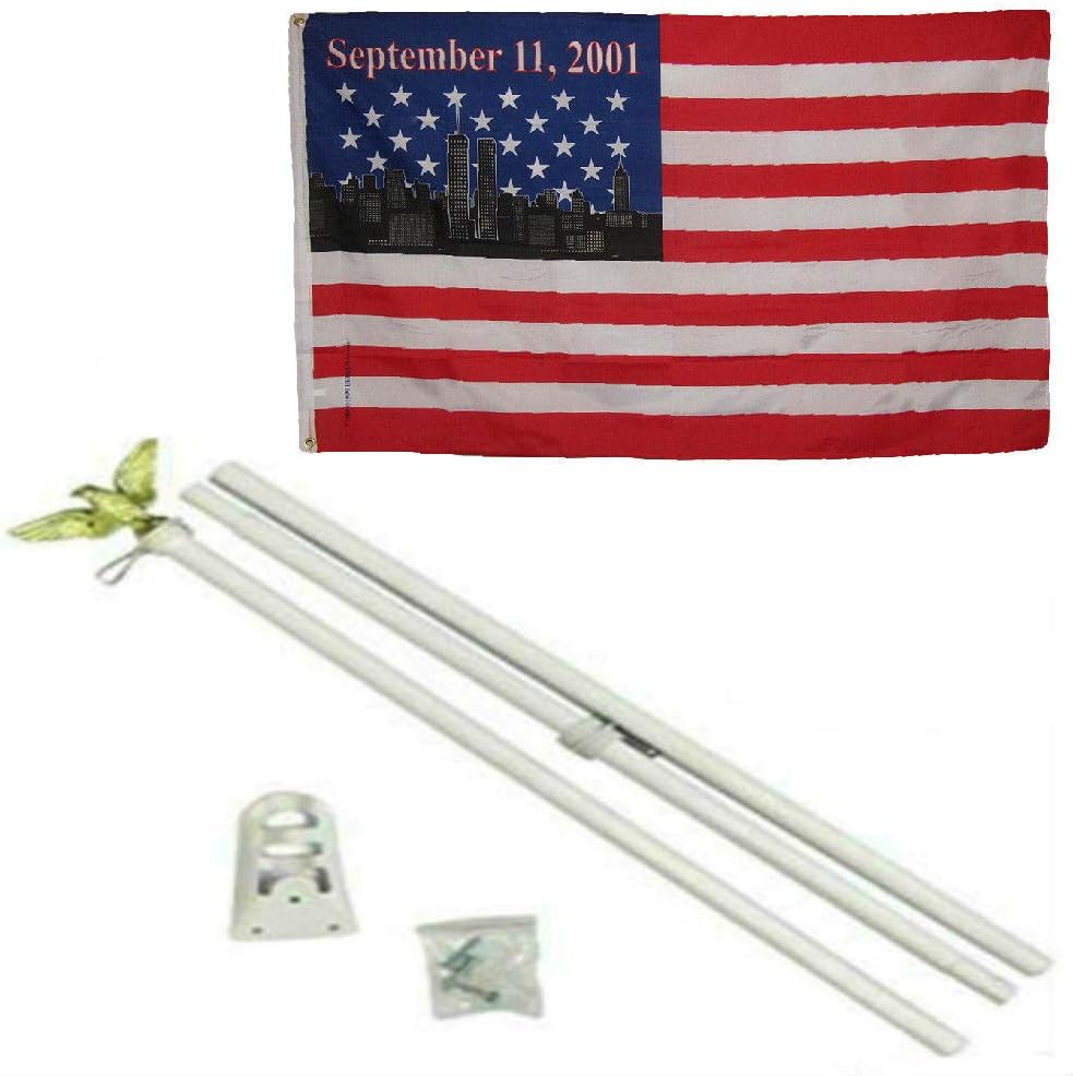 Amazon.com : 3x5 USA Sept September 11th 2001 Memorial Remembrance Flag ...