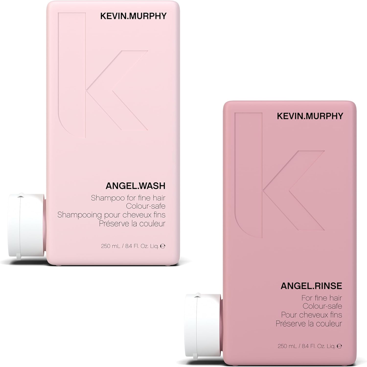 KEVIN MURPHY Angel Wash and Rinse for Fine Colored Hair Set, Pink, 8.4 ...