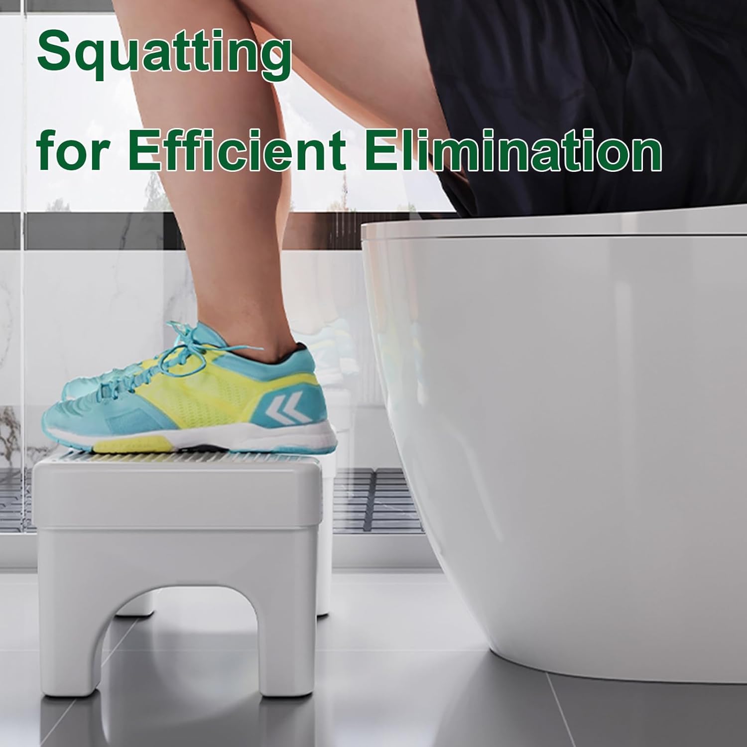 Snapklik.com : Toilet Stool Poop Stool For Squatting Posture, Portable ...