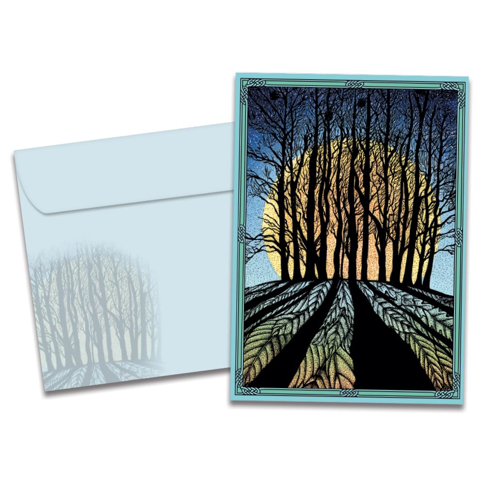 Amazon.com : Tree-Free Greetings Solstice Cards and Envelopes, Set of ...