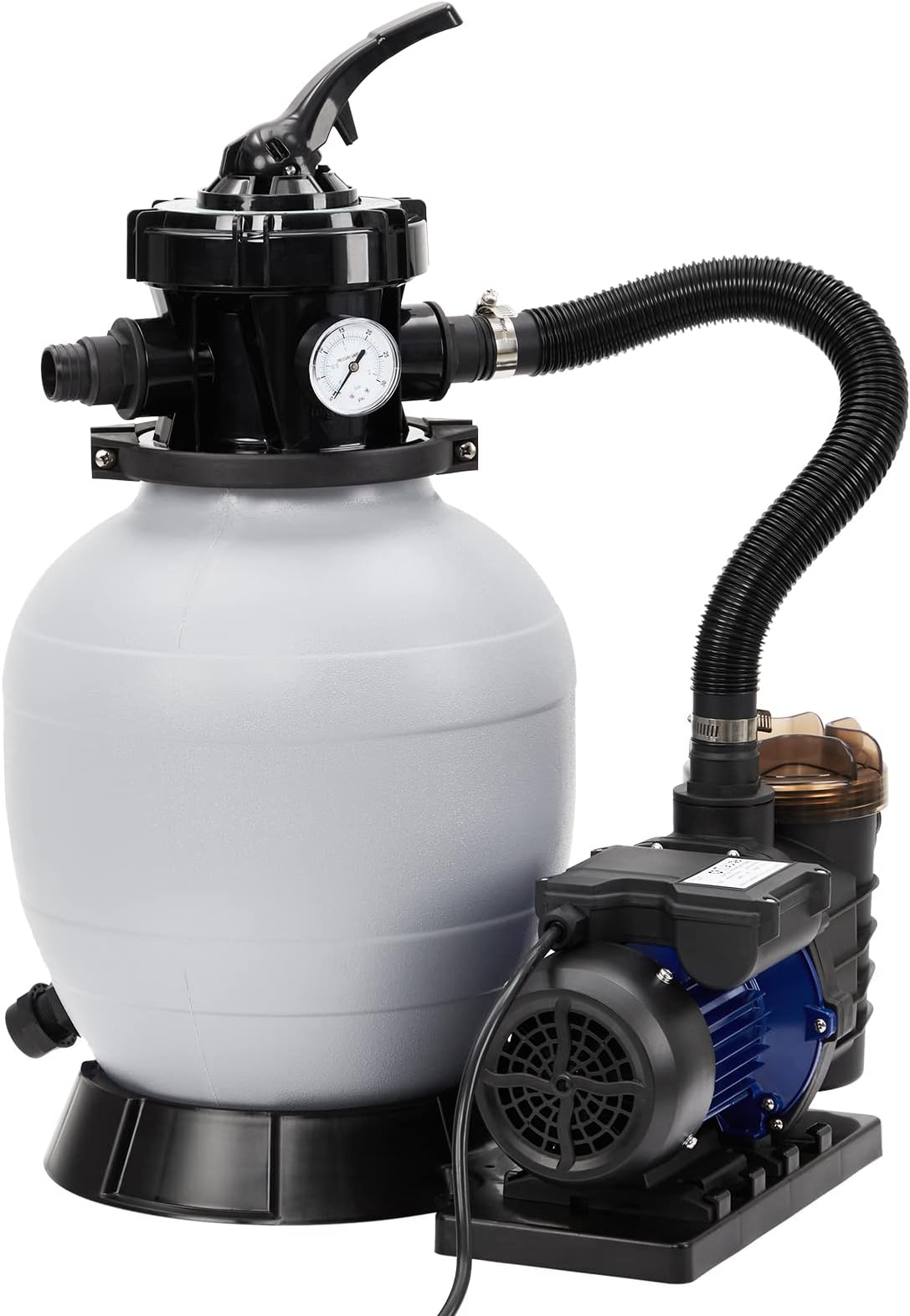 Amazon.com: Sand Filter Pump 13", 3434GPH 3/4HP Pool Sand Filter for ...