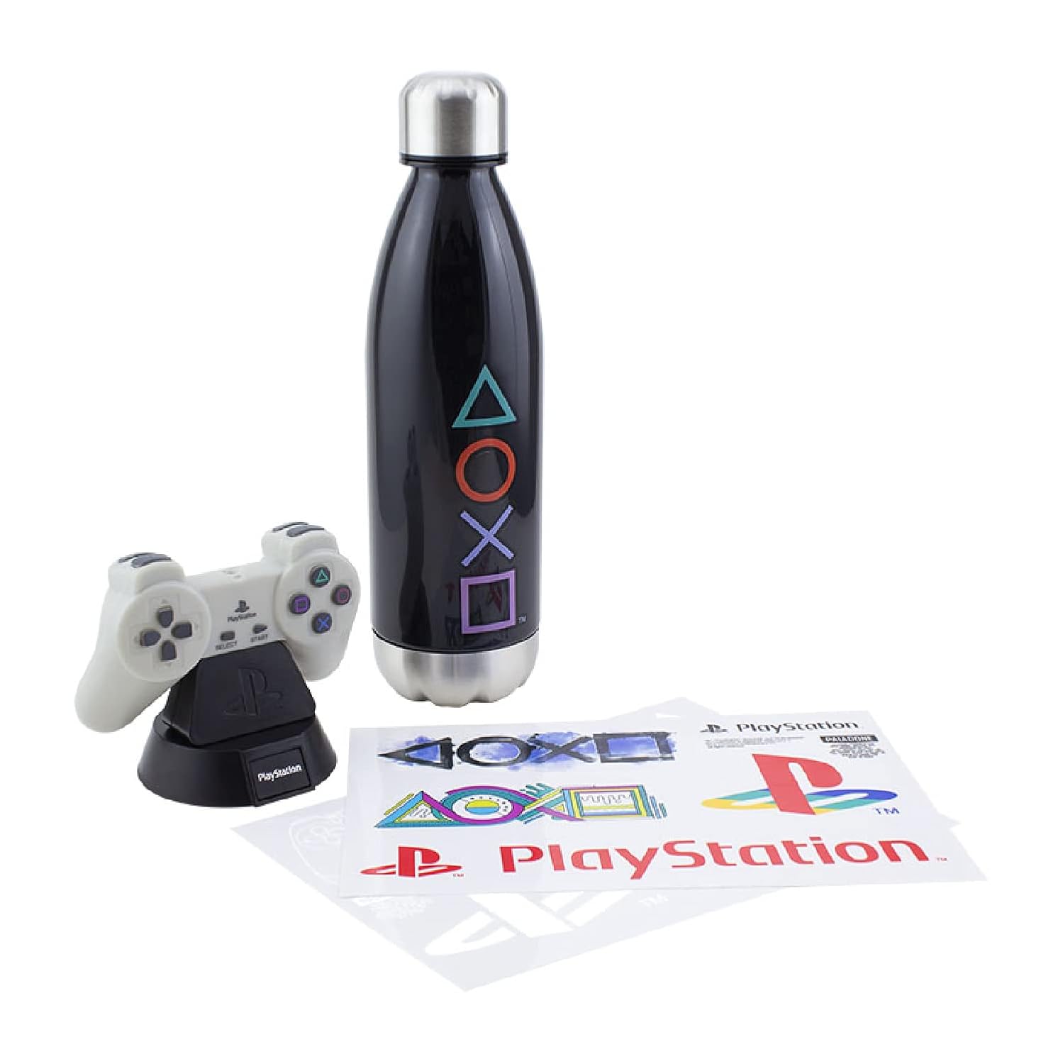 Paladone Playstation Gift Set with Icons Light, Stickers, and Bottle ...