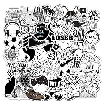 Cool Stickers Black And White