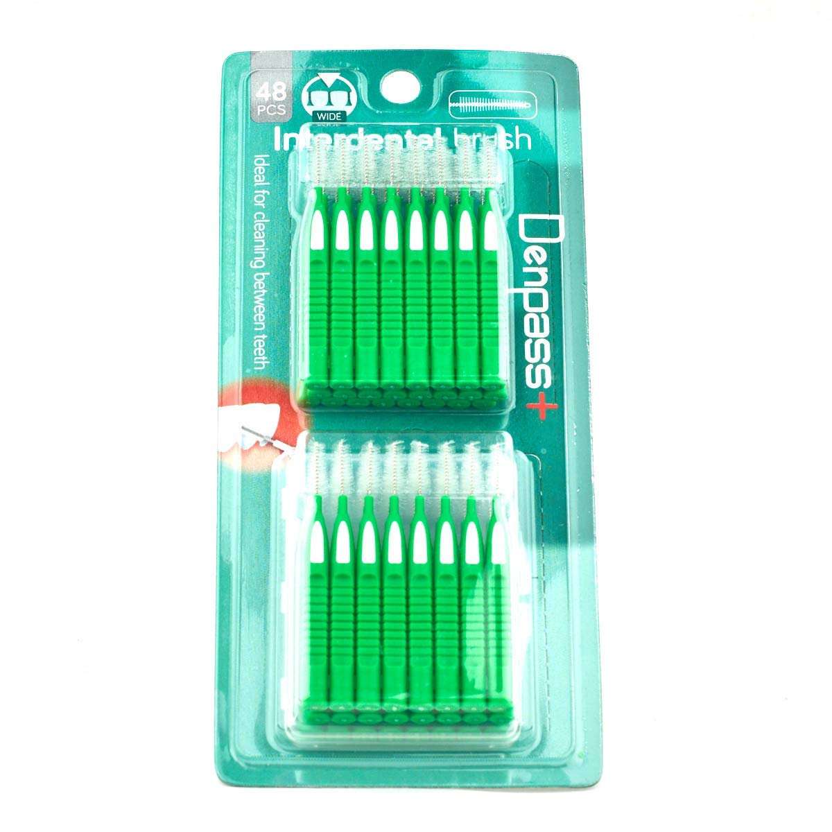 Amazon.com : Portable Interdental Brush (3 Packs, Green-Wide) : Beauty ...
