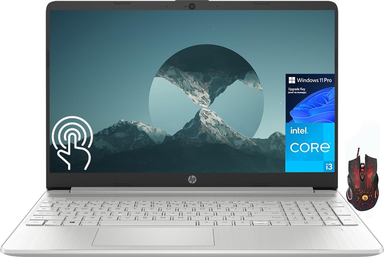 HP Laptop empresarial más reciente 2024, visualización táctil de 15.6 ...