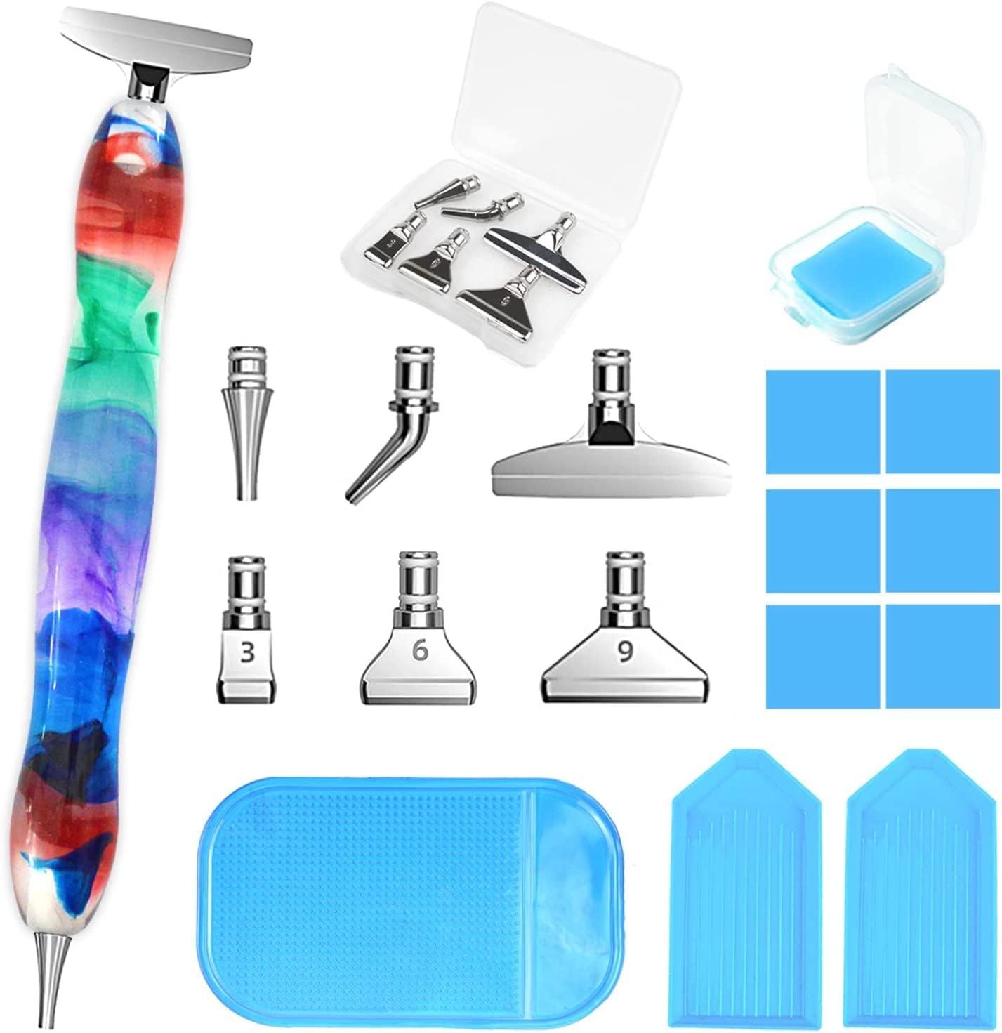 Amazon.com: Hevawe Diamond Painting Pen Diamond Painting Tool Kit ...