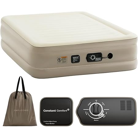 Amazon.com: Simpli Comfy EZ Bed Twin Self-Inflating Air Mattress with ...