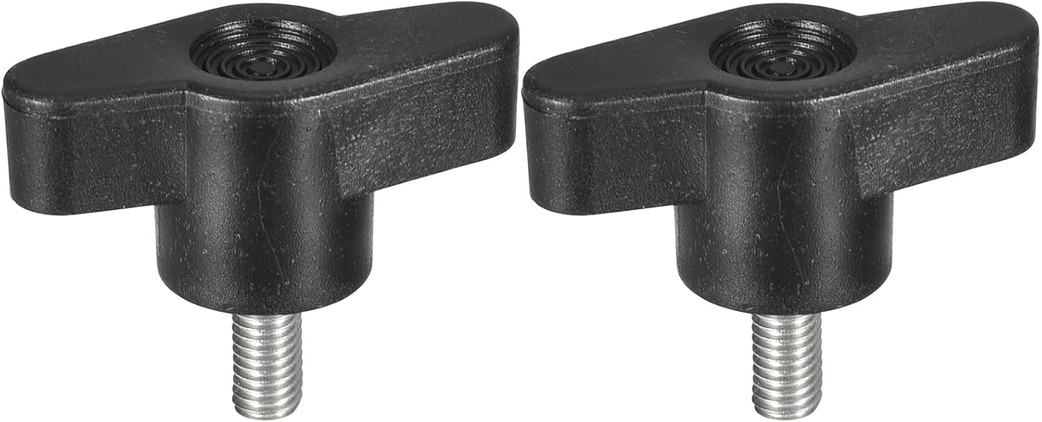 Amazon.com: uxcell 2Pcs Clamping Screw Knob, M5 x 10mm Metric 304 ...