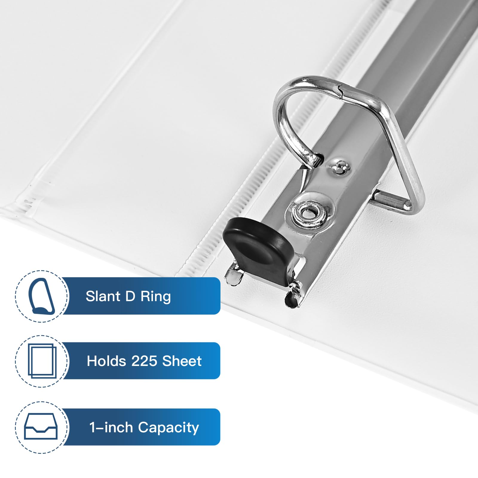 Snapklik.com : 3 Ring-Binders 1- Slant D Ring-Binder, 6 Bundle Packs Of ...