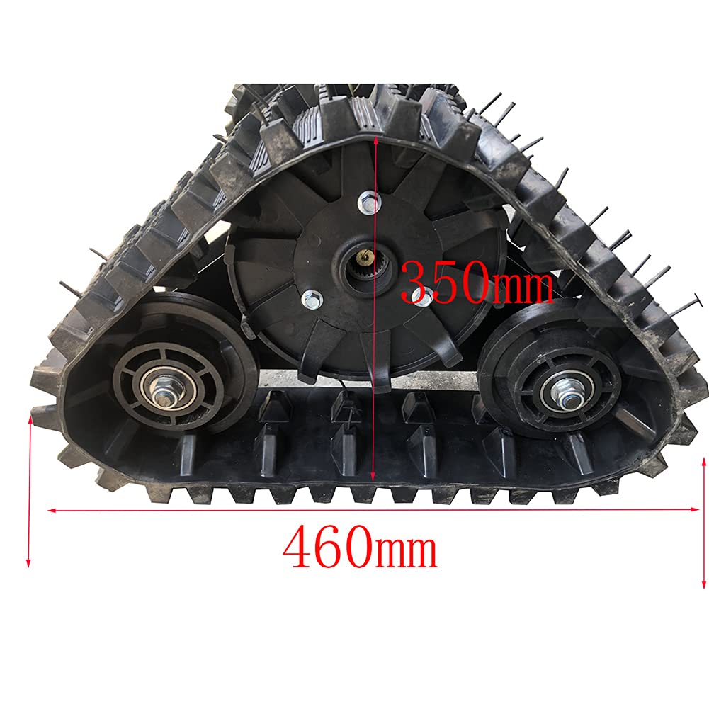 Julymoda 1 Pair Rear ATV Snow Sand Track for Go Kart UTV ATV Quad Rear ...