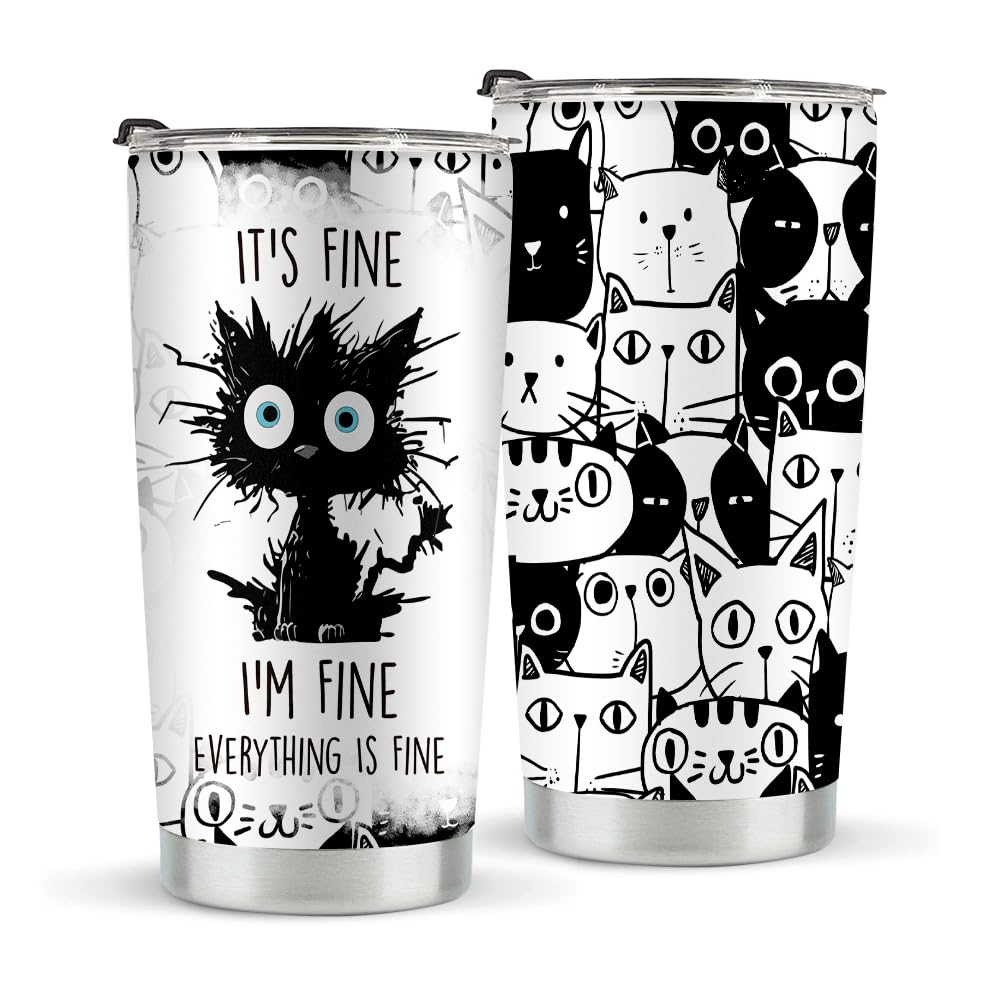 Amazon.com | kdxpbpz Birthday Gifts for Cat Mom, Cat Lover Gift, Crazy ...