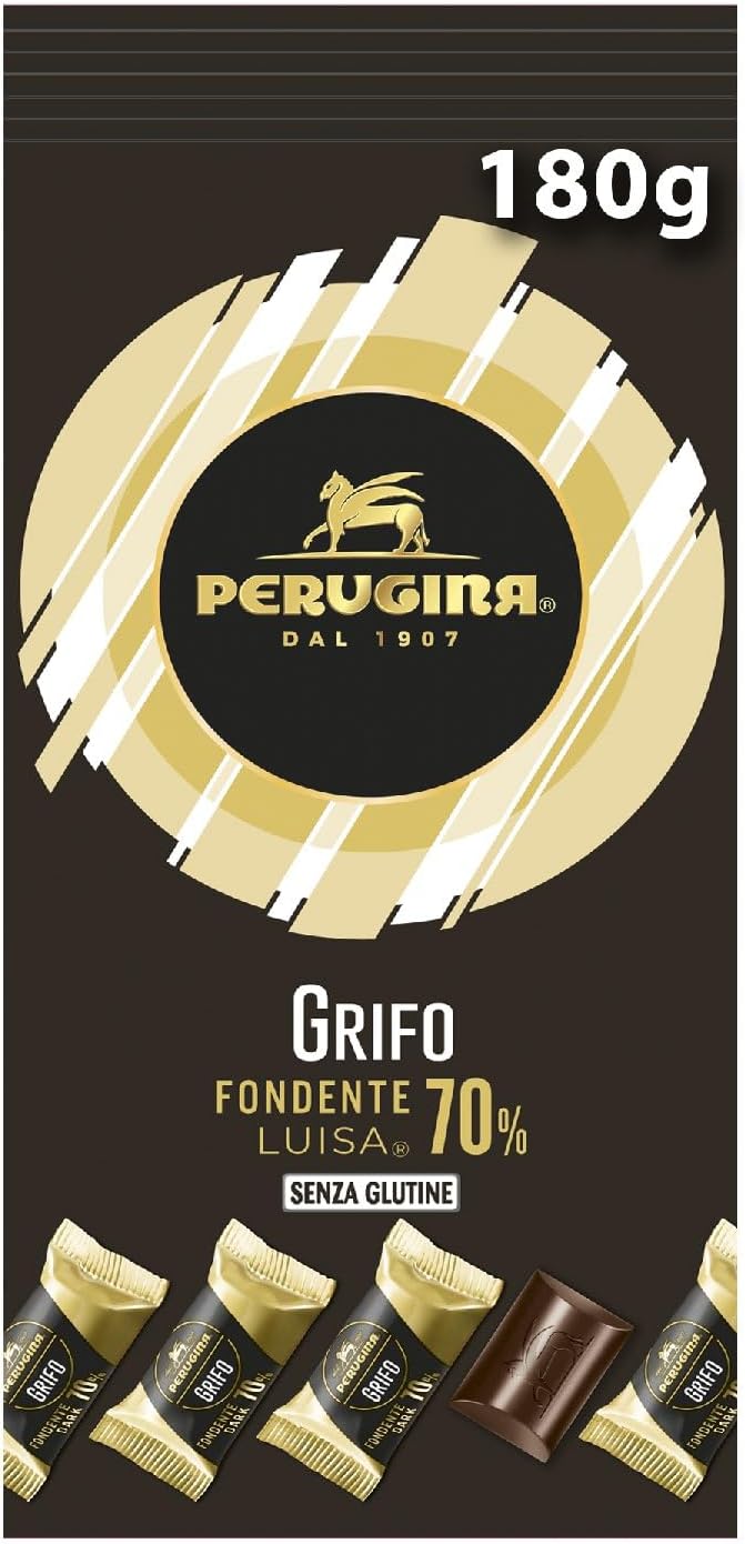 PERUGINA Grifo Fondente 70% Cioccolatini Fondente Extra Sacchetto 180g ...