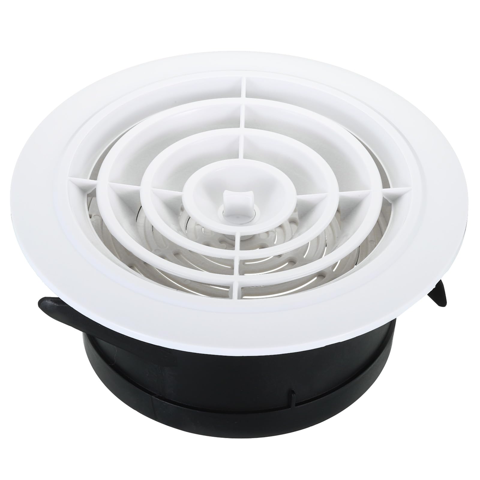 PATIKIL 5 Inch Round Air Vent, Adjustable Ceiling Diffuser Grill Cover ...