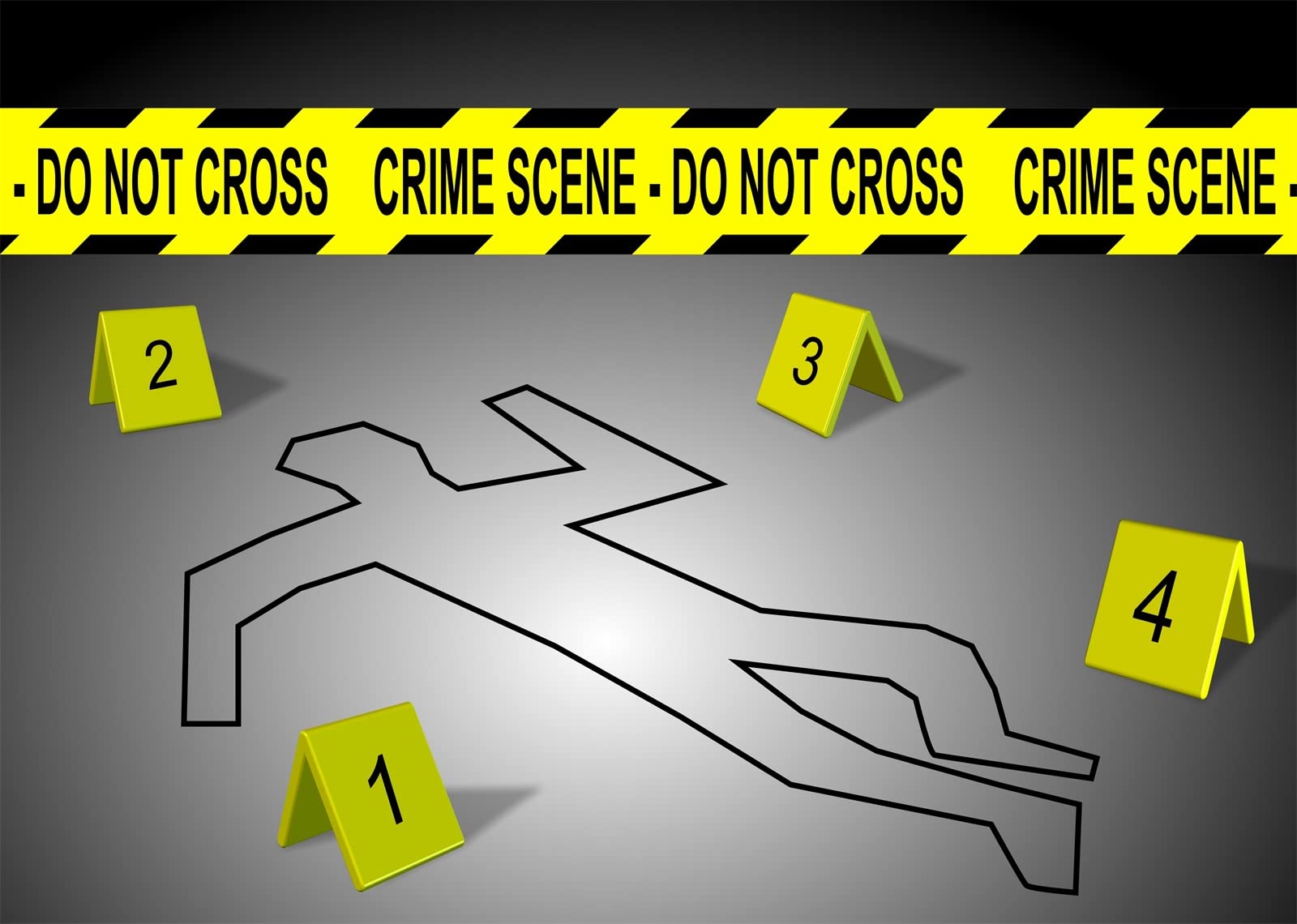 Murder Scene Tape Barrier Tape, Crime Scene