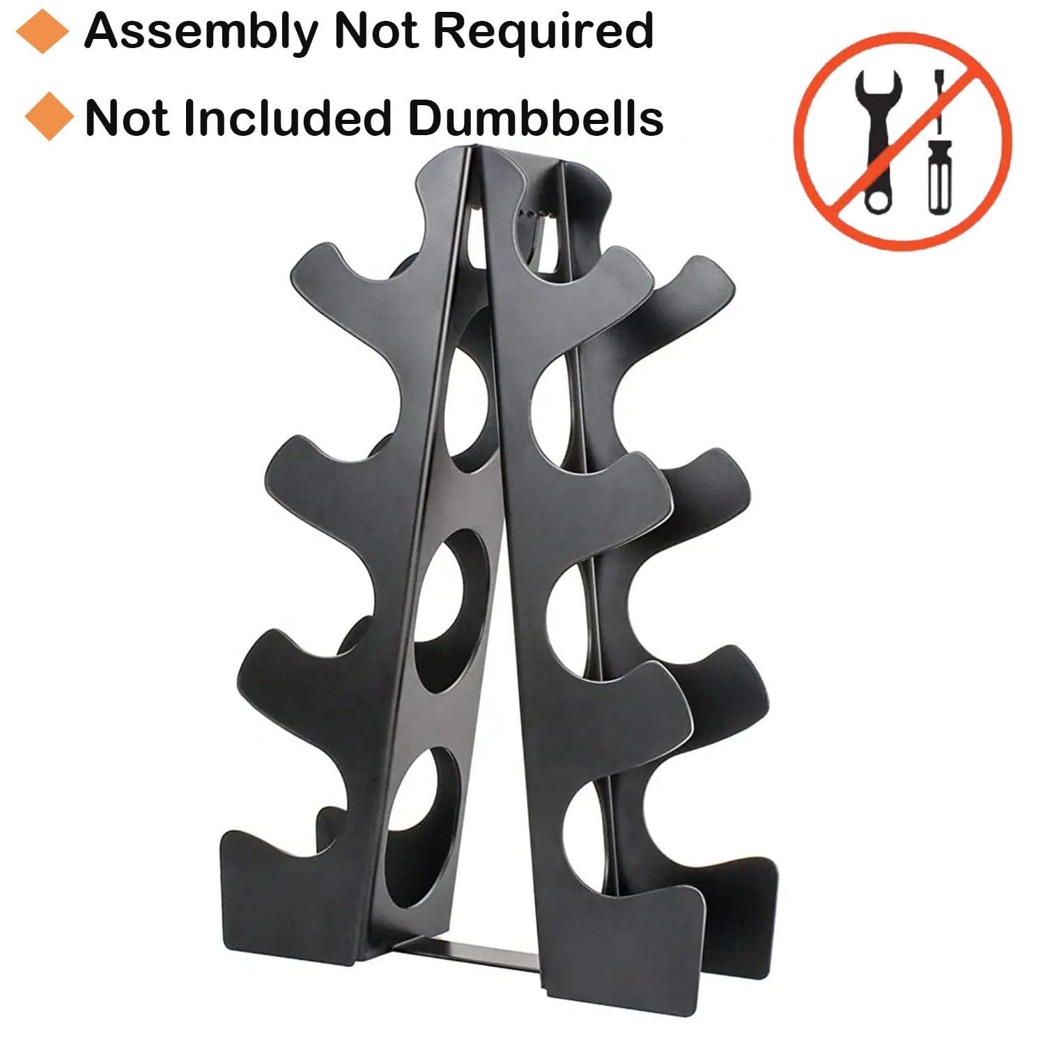 Snapklik.com : Weight Rack For Dumbbells, 4 Tier A-Frame Unibody ...