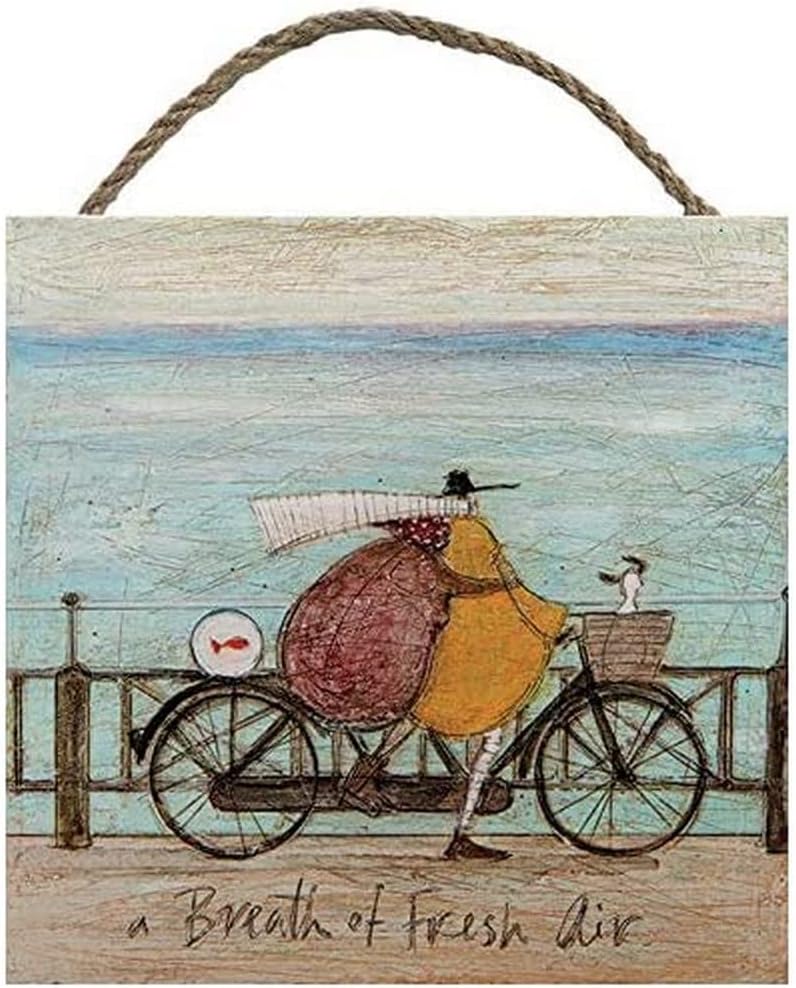 Sam Toft EMB10802 Wooden Wall Art, Multi-Colour, 20 x 20 cm : Amazon.co ...